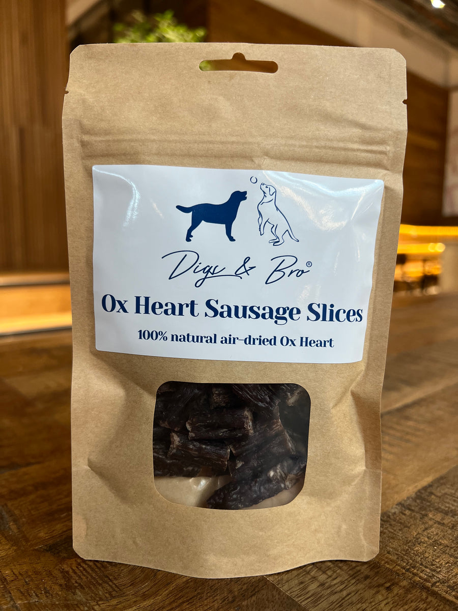 Ox Heart Sausage Slices – Digby and Champ